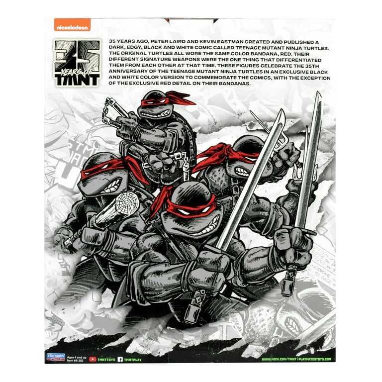 Tmnt Black And White Figures