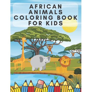 Animal Planet: Coloring Book Animals of Africa: 20 original realistic ...