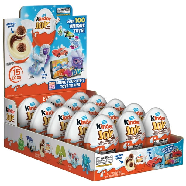 Kinder Joy Eggs, Sweet Cream and Chocolatey Wafers with Toy Inside ...