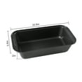 Baker's Secret Nonstick Carbon Steel Loaf Pan, 5" x 9", Gray - Walmart.com