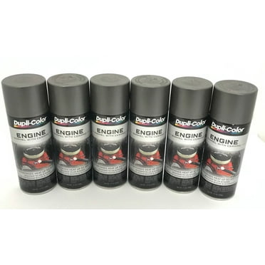 Duplicolor DE1604 - 6 Pack Engine Enamel Paint with Ceramic Universal ...