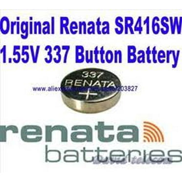 Renata 357/303 - SR44 Silver Oxide Button Battery 1.55V - 2 Pack + Free ...