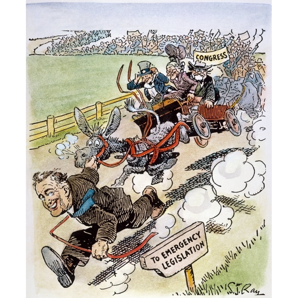 Cartoon New Deal 1933 NLooks As If The New Leadership Was Really Going ... Cartoon New Deal 1933 NLooks As If The New Leadership Was Really Going ...