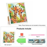Flowering Giraffe Diamond Art Painting Kit - Walmart.com