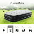 CONCETTA 16 Inch Queen Air Mattress with Built in Pump, 600LBS Weight ...
