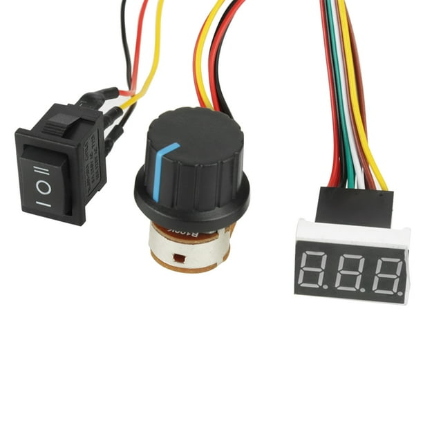 Digital Display DC Motor Speed Control, High Power 40A with Built in ...