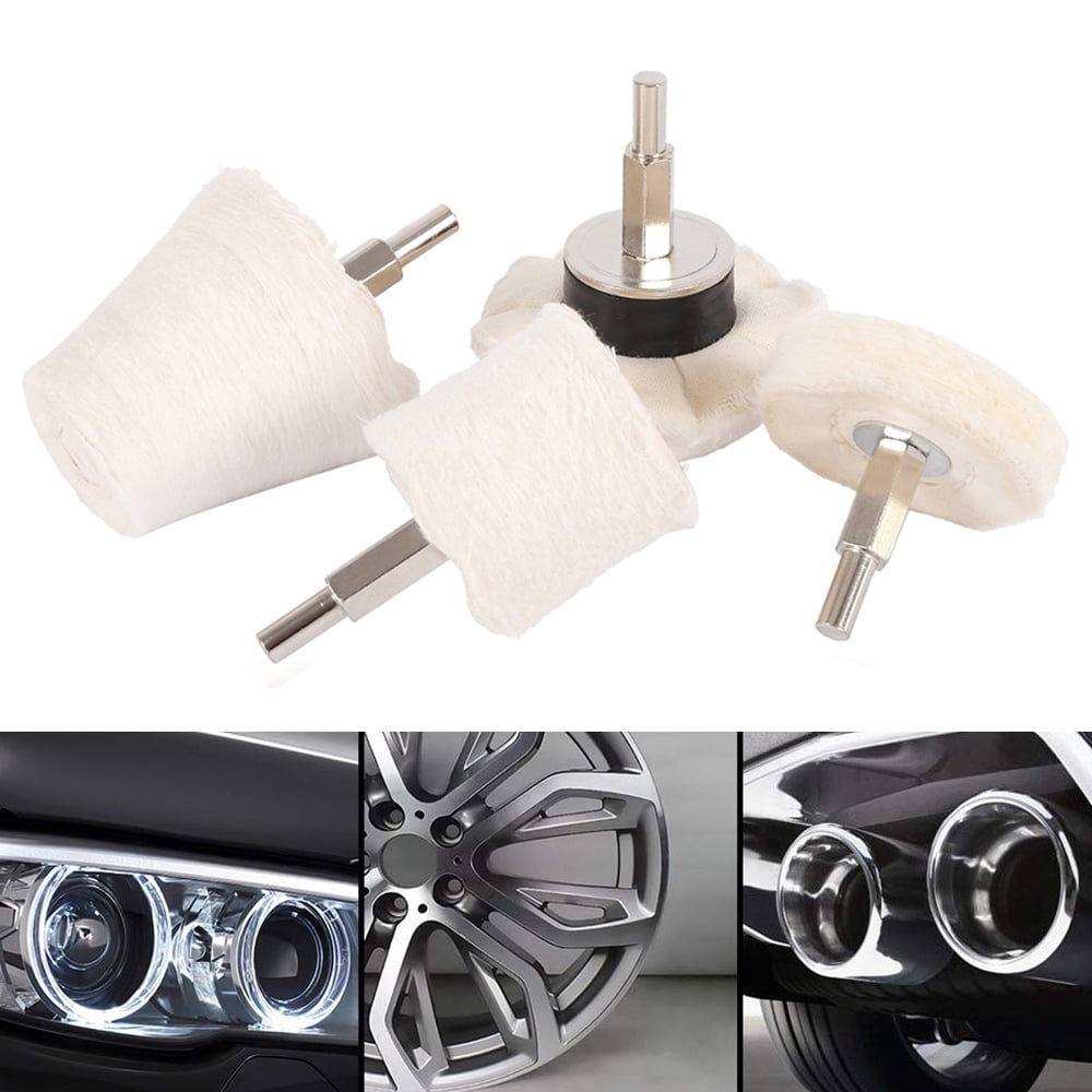 Willstar 4Pcs Buffing Pad,Polishing Buffing Pads Mop Wheel Buffer Pad ...