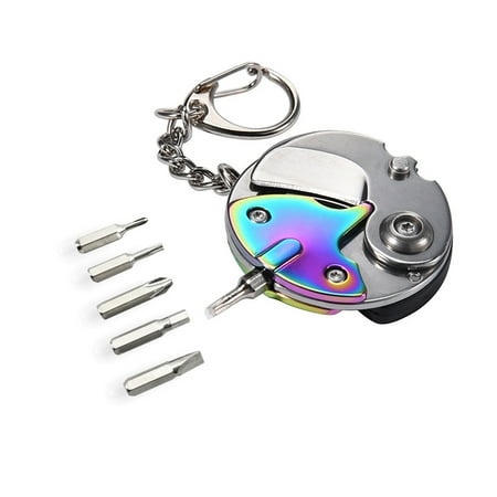 ViiTech Mini Coin Screwdriver Outdoor Mini Folding Screwdriver, Folding ...