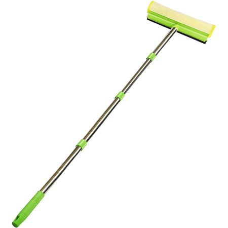 All Purpose Window Squeegee with 58 Inch Extension Pole,Window Cleaning ...