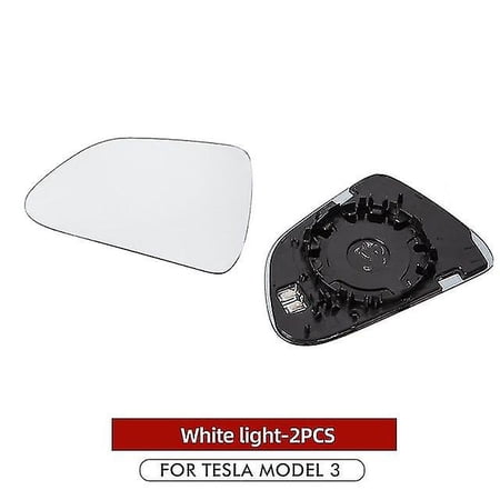 NETSENG Hot Sell Tesla Car Mirror Lens Back Grand Blue White Sticker ...