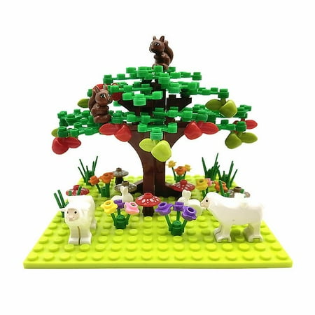 Summer City Trees Building Blocks Diy Toys For Kids Moc Friends Bricks ...