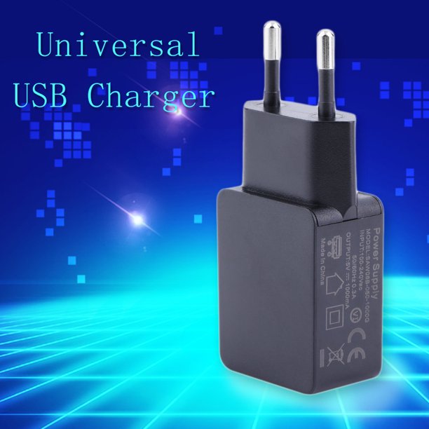 Professional 5V 1A USB Plug Universal USB Charger Travel Portable US/EU ...