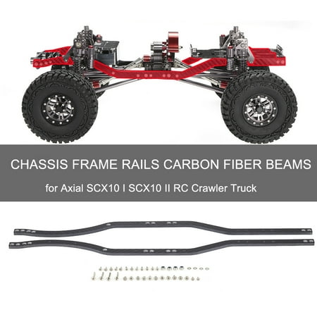 Chassis Frame Rails Carbon Fiber Beams for Axial SCX10 I SCX10 II RC ...