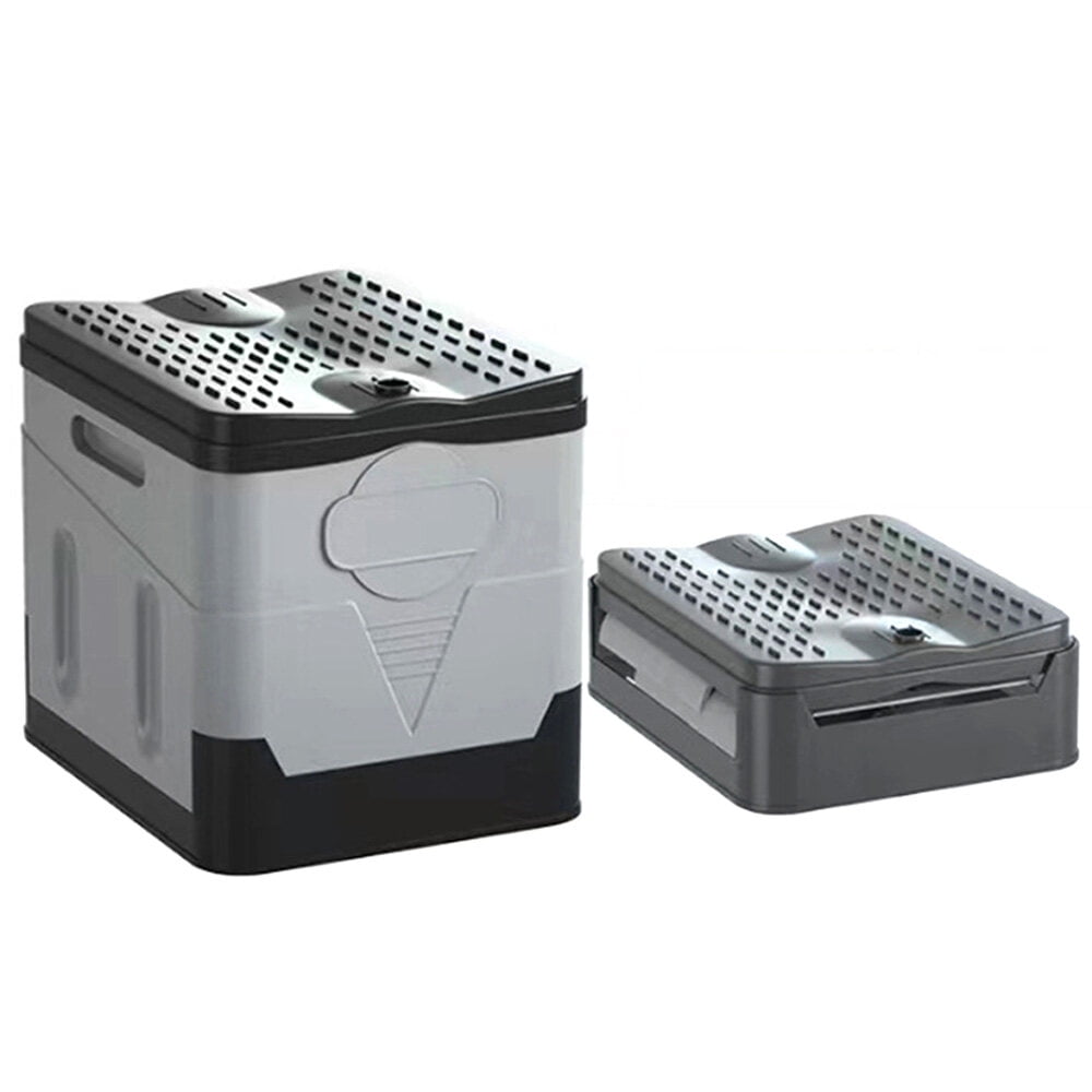 Inodoro plegable portátil para acampar al aire libre, orinal con tapa ...