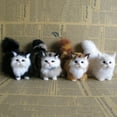 Elainilye Realistic Cat Plush Toy, Cute Stuffed Animal for Kids ...