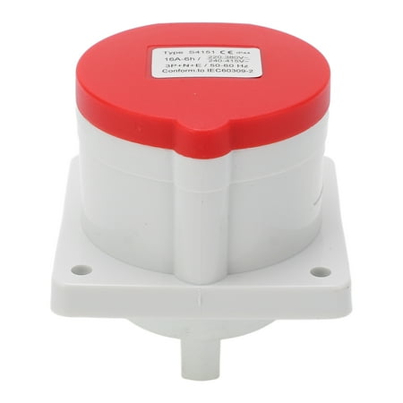 5 Pin Power Outlet, 16A Industrial Sockets Wear Resistant Flame ...