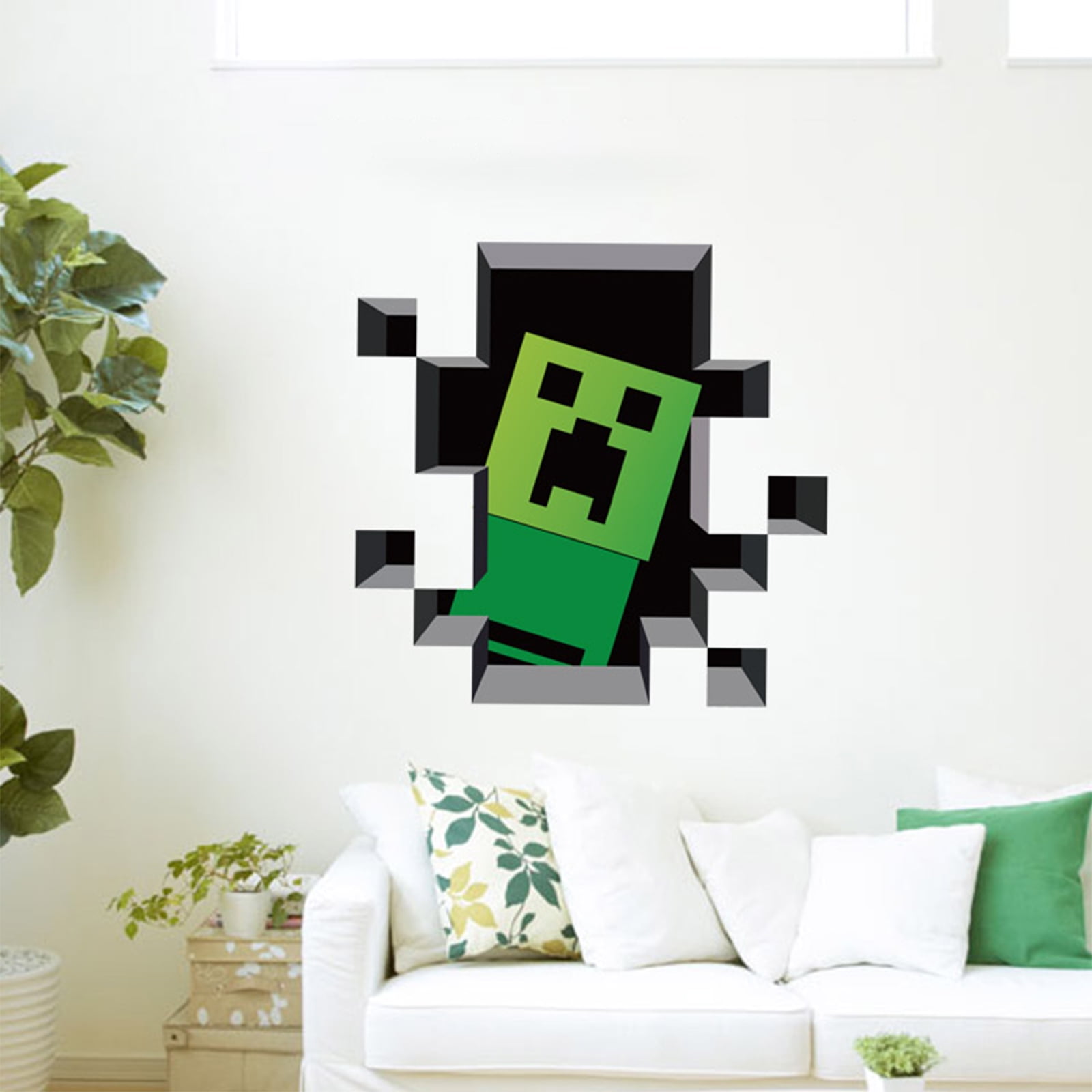 Minecraft wall decor large Art & Collectibles Figurines & Knick Knacks ...