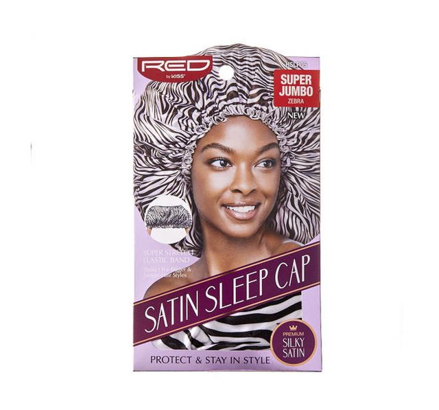 KISS - RED SILKY SATIN SLEEP CAP (ZEBRA & SUPER JUMBO) - Walmart.com