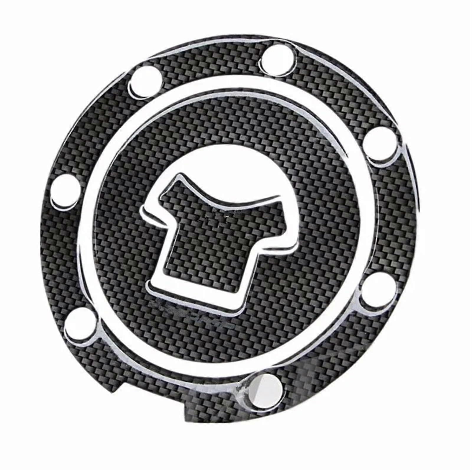 Motorcycle AntiSlip Carbon Fiber Gas Oil Cap Cover Sticker Tank Pad ...