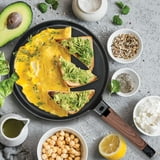 Masterpan 11 in. Non-Stick Cast Aluminum Crepe Pan with Soft Touch ...