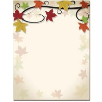 Sage Leaves Letterhead Laser & Inkjet Printer Paper, 80 Sheet Pack ...