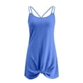 ANINEO For Women Solid Color Casual Knot Sleeveless Vest For Fashion ...