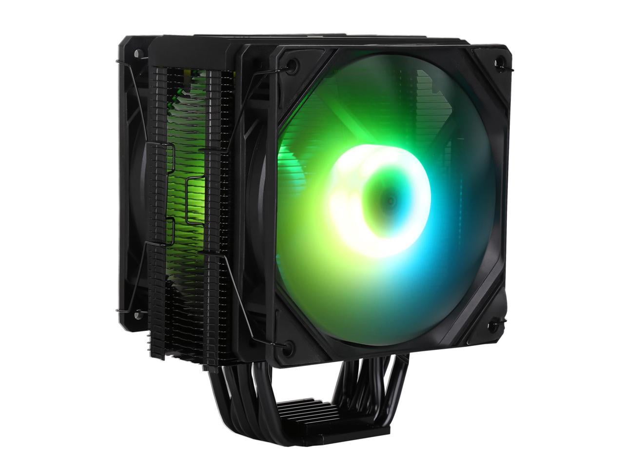 SAMA KA600D RGB CPU Air Cooler 120mm 6 Heat Pipe Dual Platform PWM Fan ...