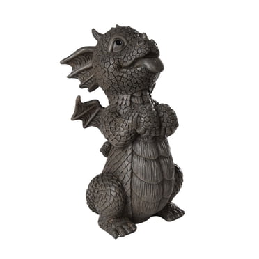 Garden Dragon Peeing Dragon Decorative Garden Accent Sculpture Stone ...