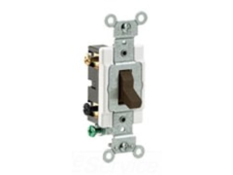 Leviton CS220-2 20-Amp, 120/277-Volt, Toggle Double-Pole AC Quiet ...