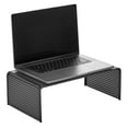 mDesign Large Metal Platform Riser Shelf for Laptop Computer, TV ...
