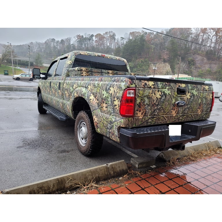 Realtree Snow Camo Truck Wrap