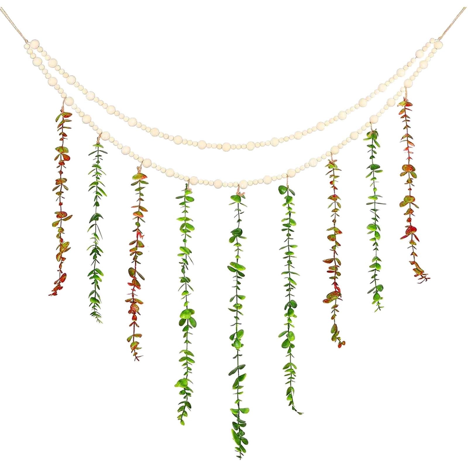 Click here for Zanvin Home Decor wood Beads Artificial Flower Wal... prices