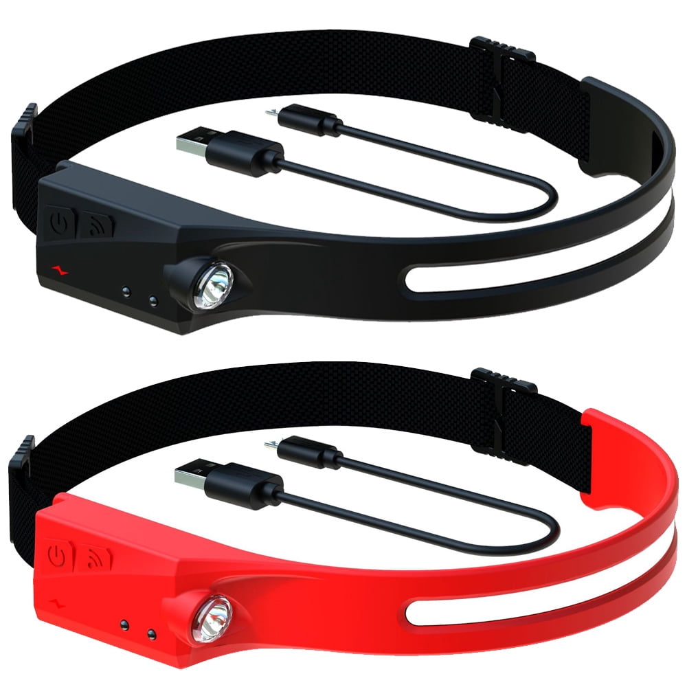 Stylish Headlamp Rechargeable LED Headlamp 230°Bright Beam Headlamp for ...