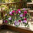 Artificial Hedge Fence Expandable Faux Leaf Privacy Screen Panel ...