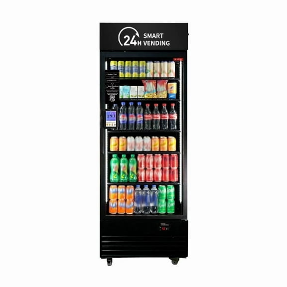 AI Smart Vending Machine 245-Capacity w/ Contactless Payment for Office ...