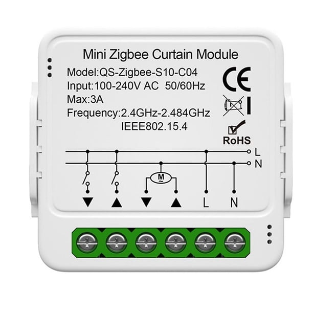 Tuya Smart Zigbee Curtain Switch Module For Roller Shutter Electric ...