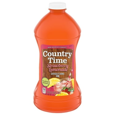 Country Time Half & Half Lemonade Iced Tea Naturally Flavored Powdered ...