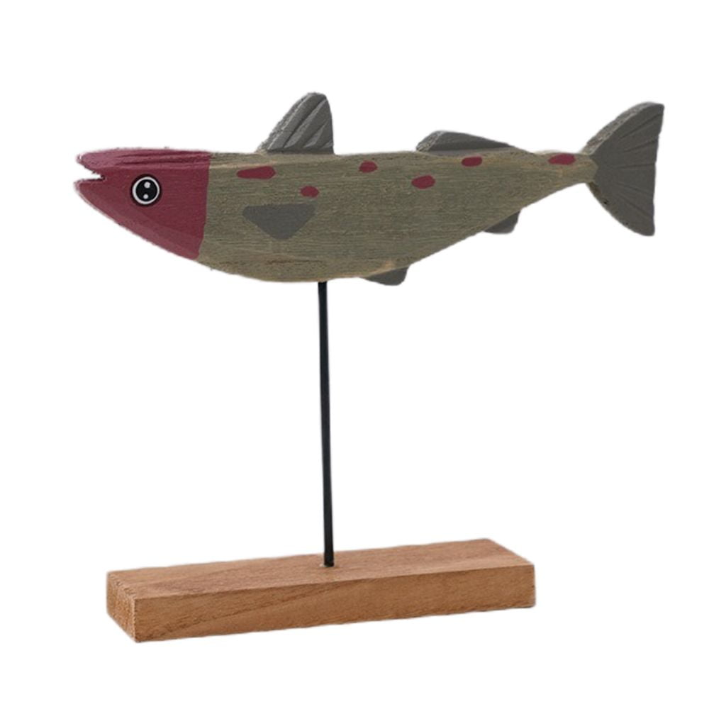 Living Room Colorfast Handmade Crafts Fish Pattern Fishes Sculpture ...