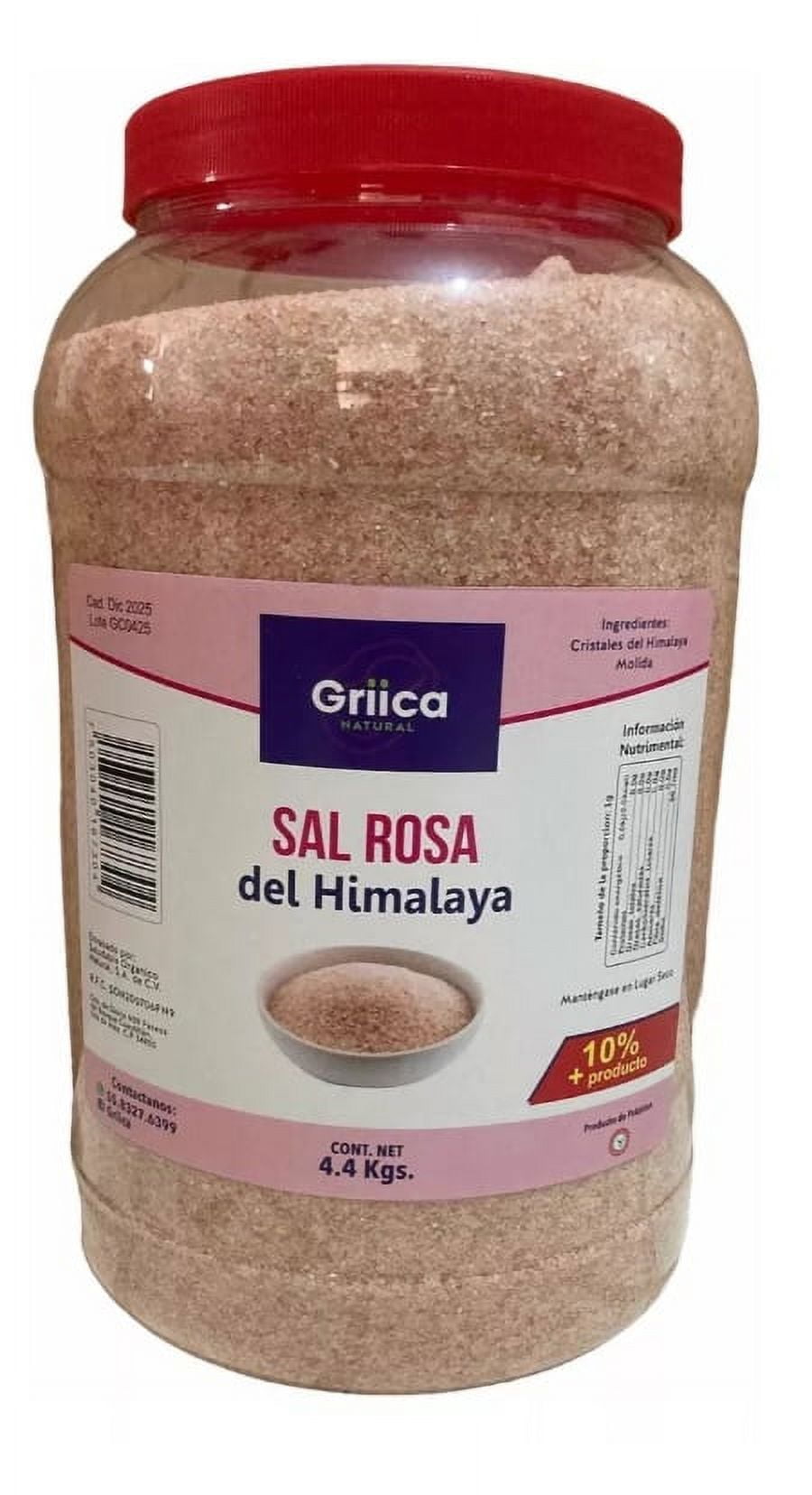 Sal Rosa Del Himalaya Natural Organica 4 KG | Bodega Aurrera en línea