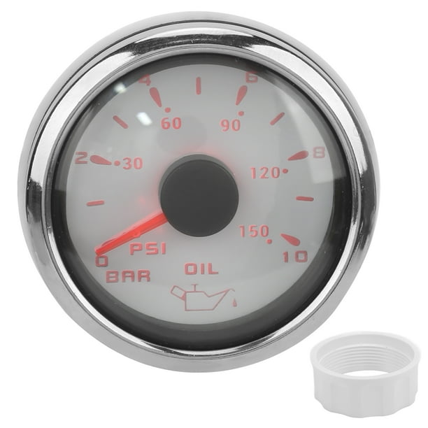Fuel Pressure Gauge,Oil Pressure Gauge Pointer Oil Pressure Display PSI ...