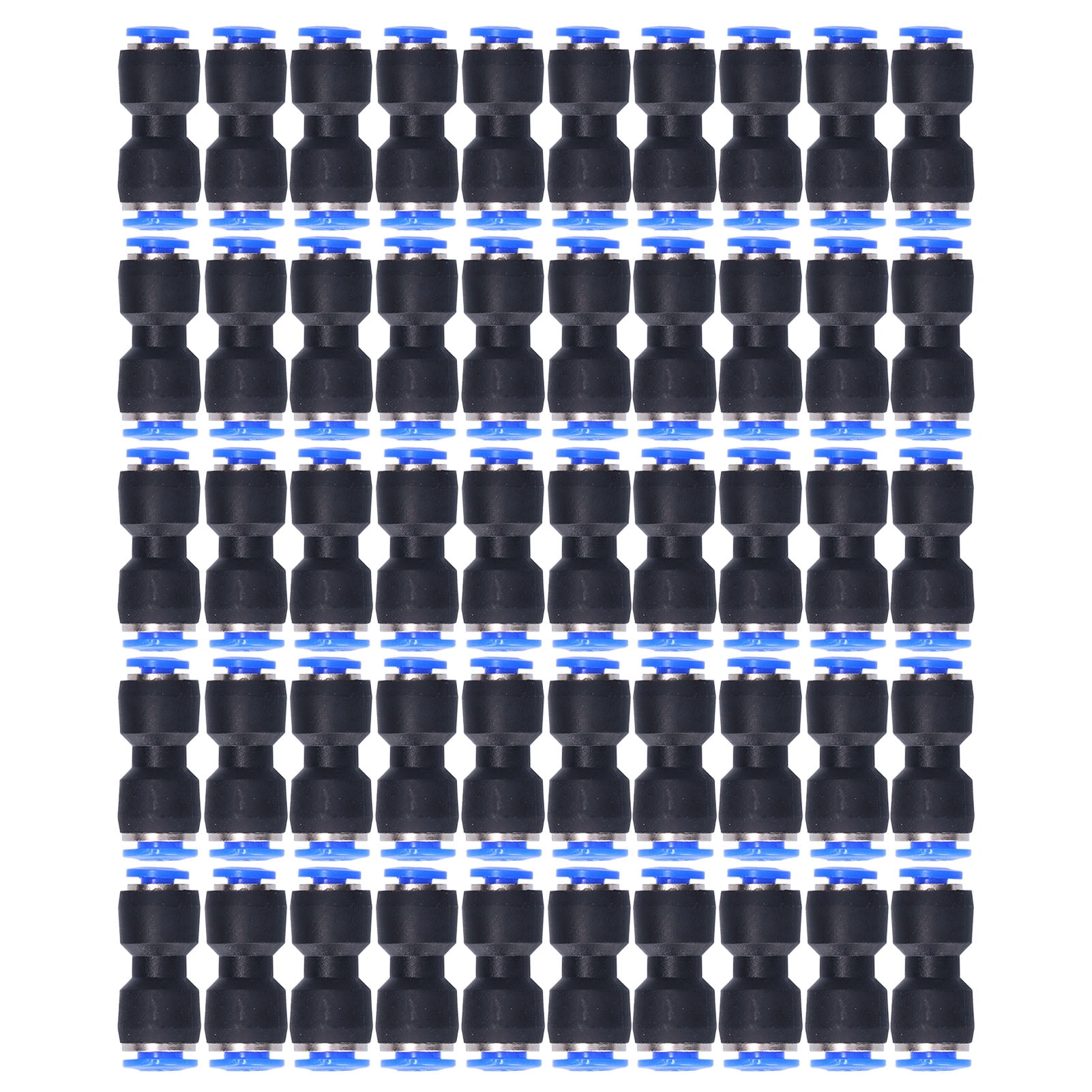 Conector reductor neumático de 50 piezas, accesorios reductores rectos ...