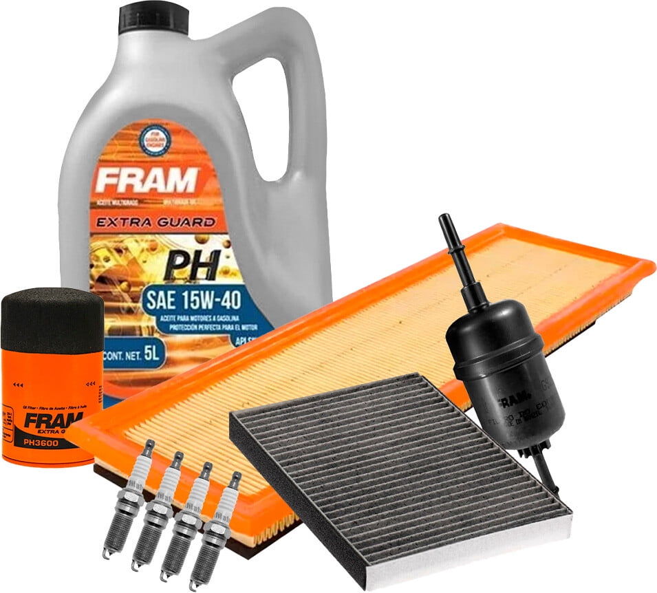 Kit De Afinación Con Aceite 15W40 Mineral, Bujías Iridio, Filtro De ...