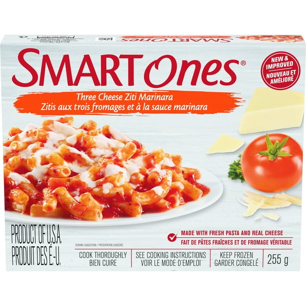 Smart Ones Three Cheese Ziti Marinara Frozen Meal, 255g - Walmart.ca