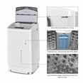 Spaco 12 lbs Washing Machine with 8 Water Level Selections and LED ...