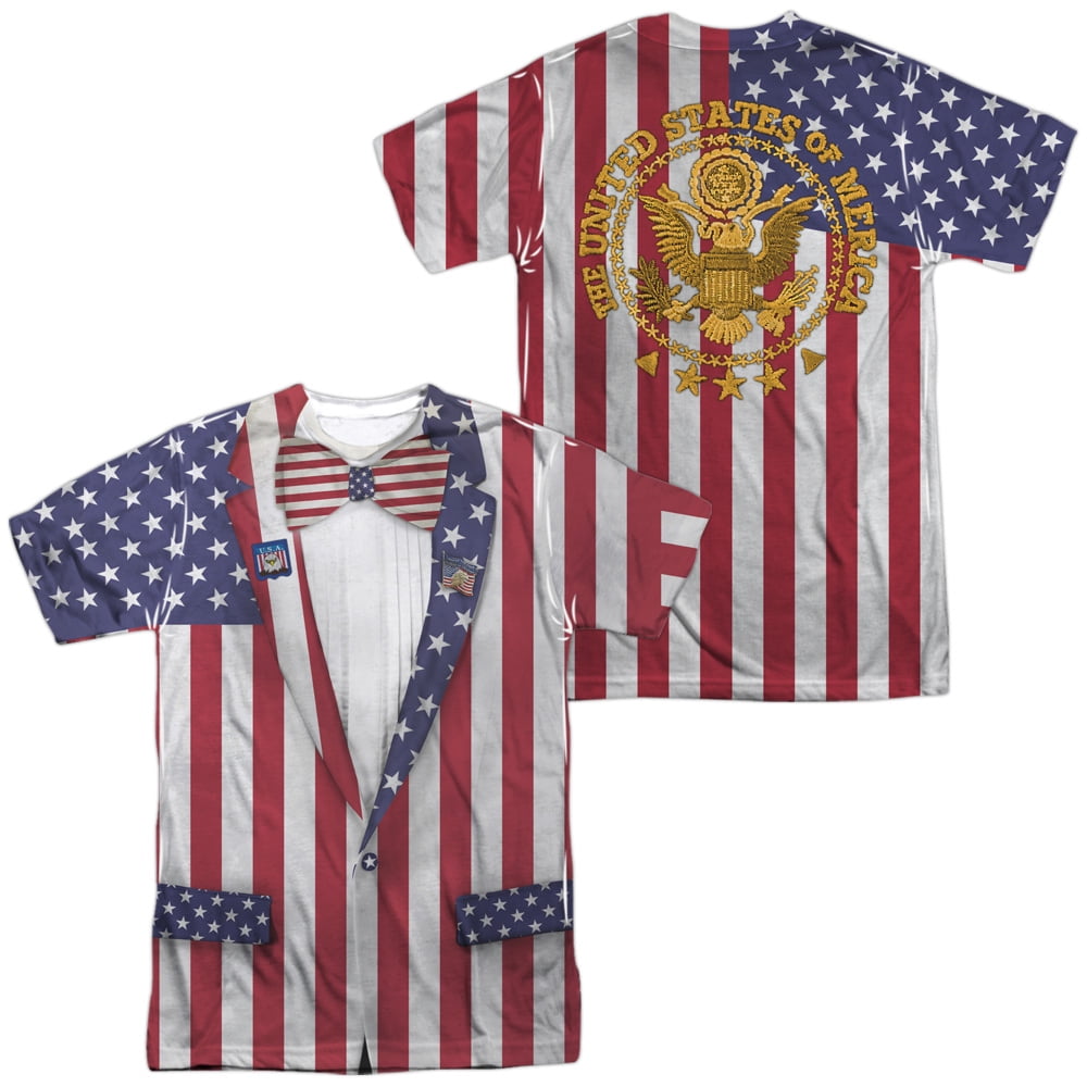 Liberty Suit (Front - Back Print) - Short Sleeve Shirt - Medium ...