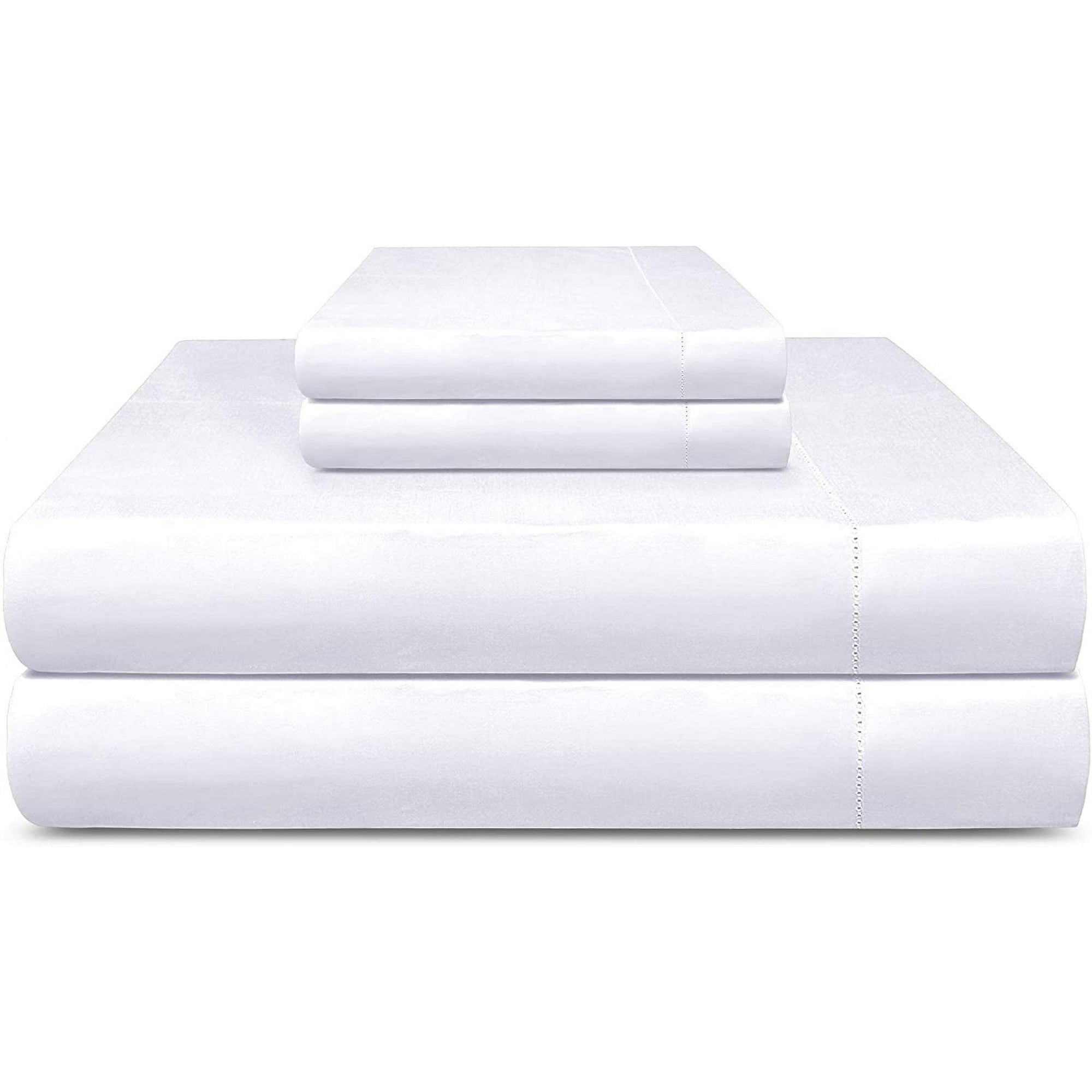 Click here for Zmnew White Queen Sheet Set Cotton 810 Tc Top/Bott... prices