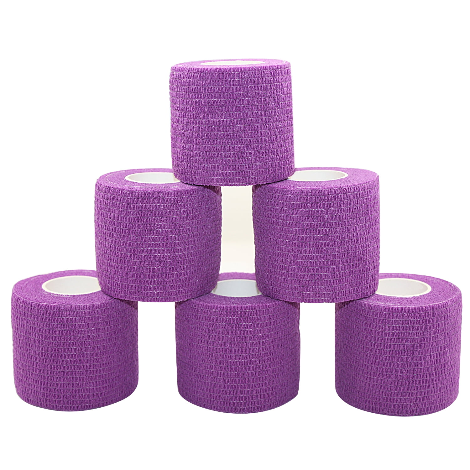 COMOmed 6 Pack,Self Adherent Cohesive Wrap Bandages 2" x 5 yd Cohesive ...