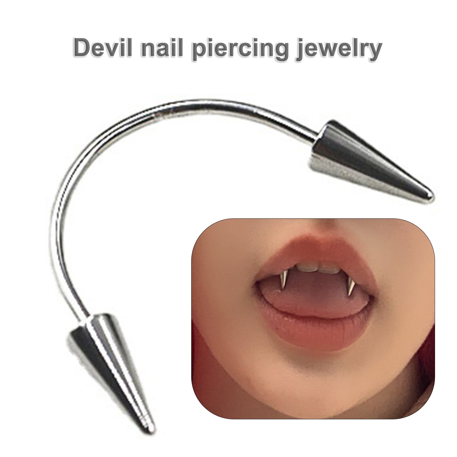 XM Culture Cosplay False Teeth Universal Fine Workmanship Stainless ...