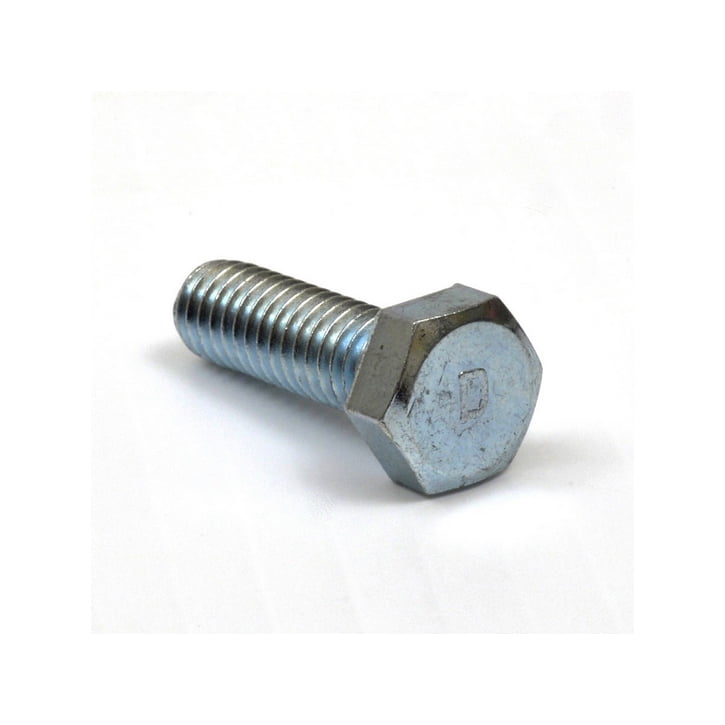 3/8 Inch x 16 x 1 1/2 Inch Hex Bolt ZP Full Thread (10 QTY) - Walmart ...