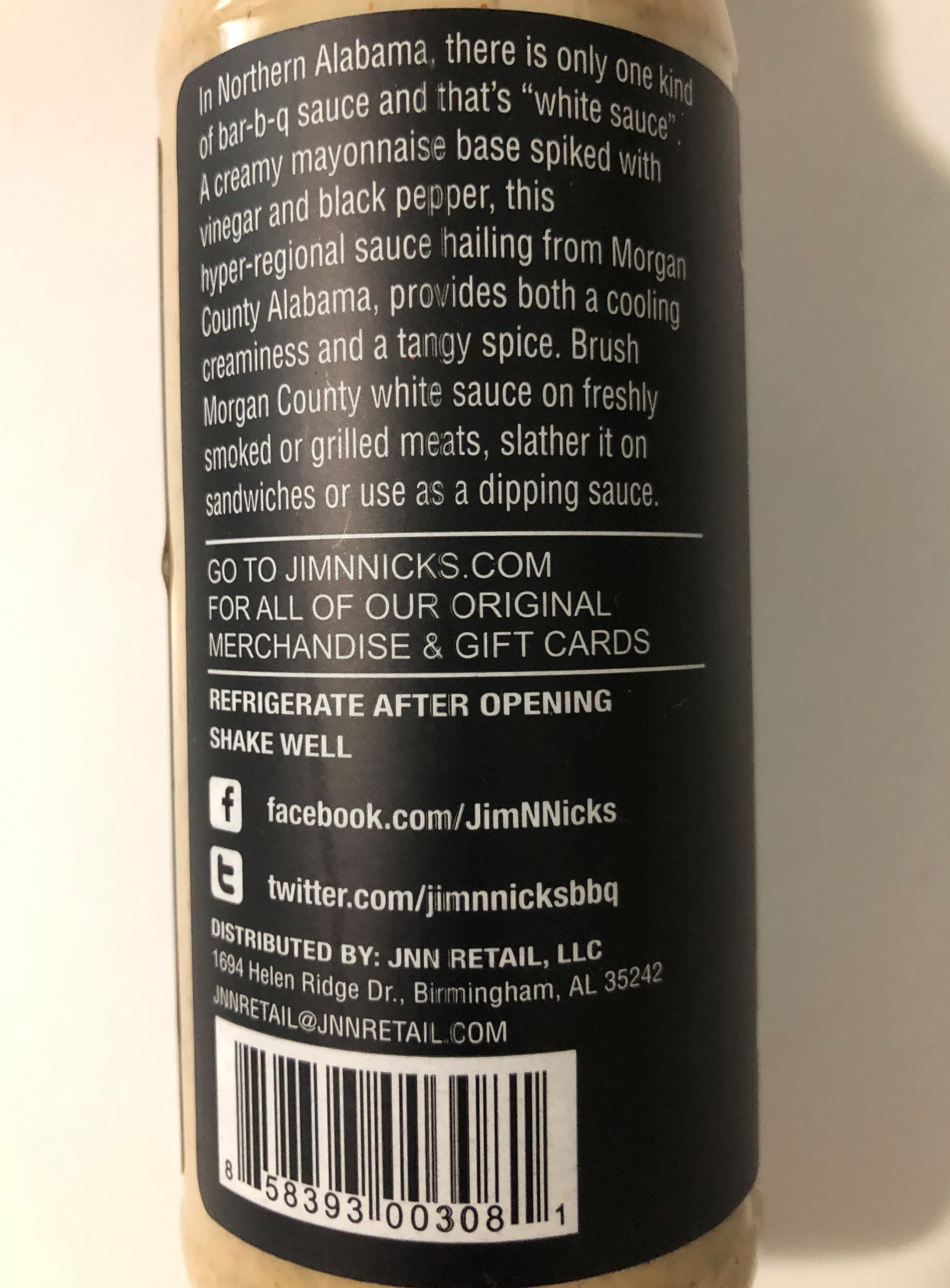 Birmingham White Sauce